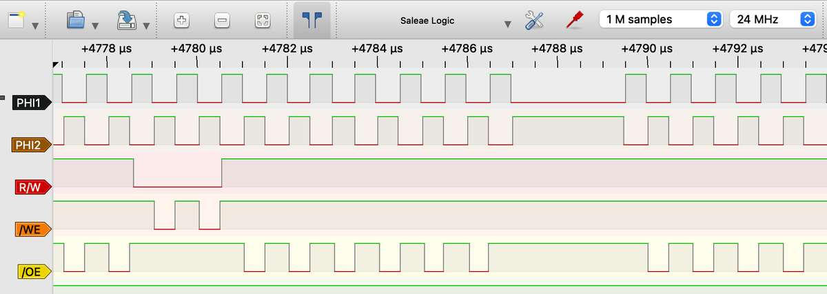 奥江 聡 on Twitter: "MEZ6800RAMようやく始動しました！ 0x8000-0x8fffがIOなのでRAMは60kBの富豪システム。 RAMアクセスはノーウェイト、IO ...