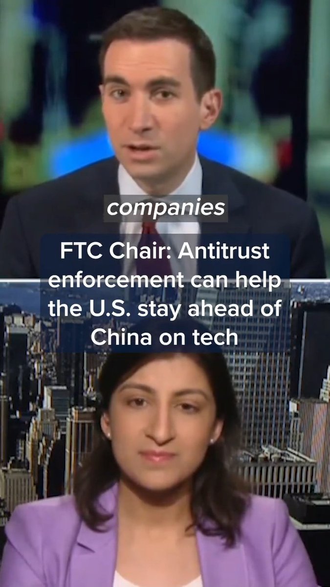 CNBC on Twitter: "Antitrust enforcement can help the U.S. to stay ahead of China on tech, FTC ...