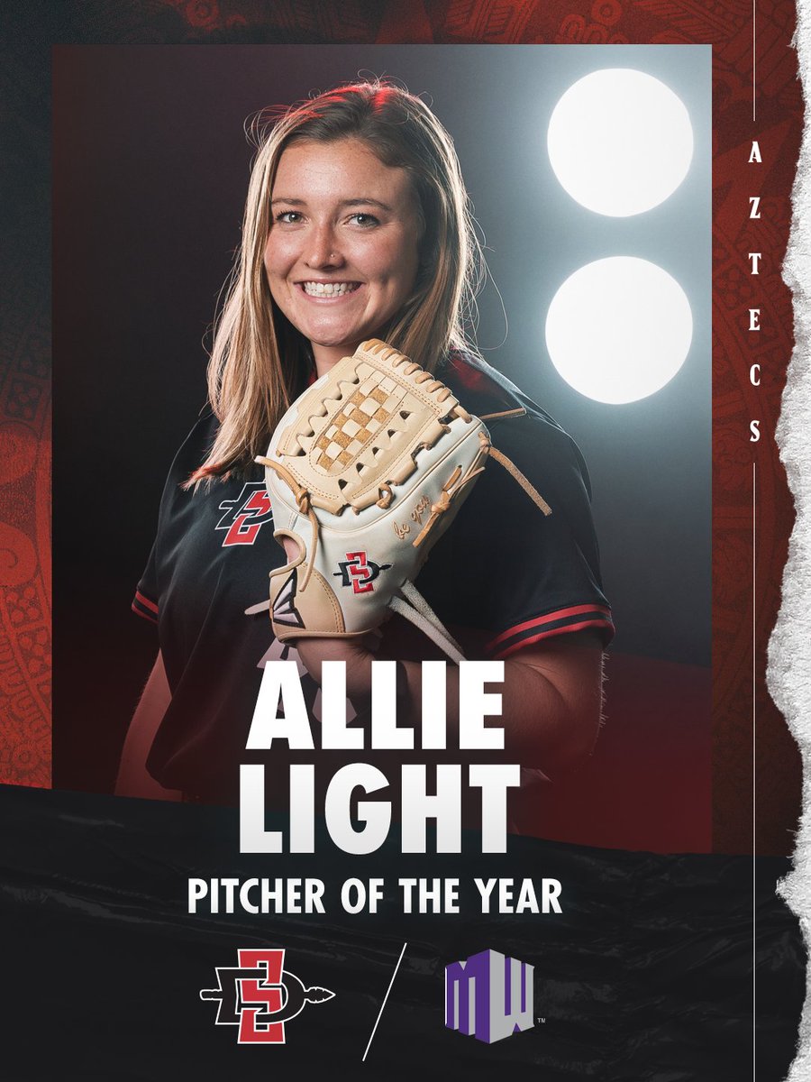 San Diego State Softball on Twitter: "Congrats to @light_allie for being named the @MountainWest ...
