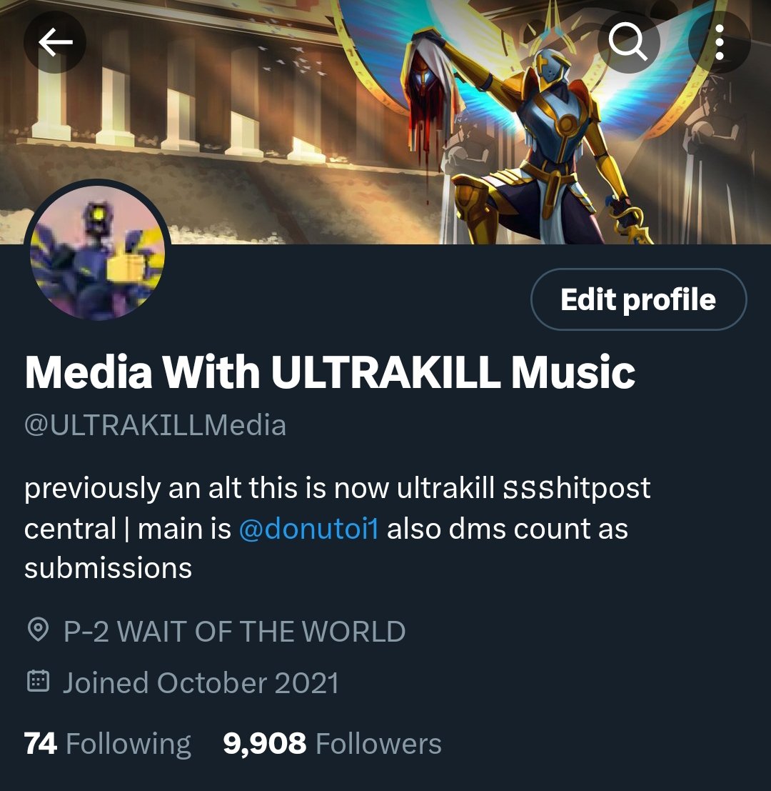 Media With ULTRAKILL Music on Twitter: "AAAAHHHH SO CLOSE TO 10K AAGHHHHH"
