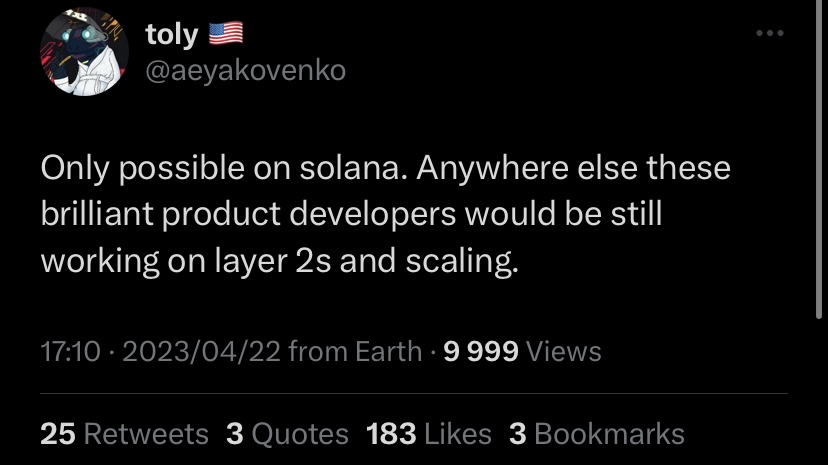 WHY SOLANA... A 🧵👇 - Thread from Digi👑 @Crouserrr - Rattibha