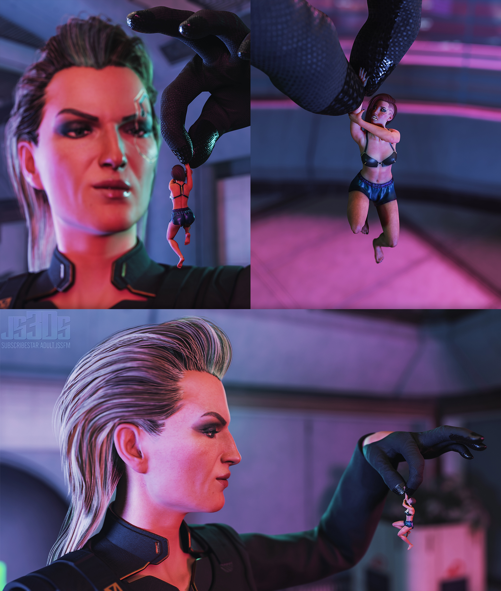 js3Ds on Twitter: "Caught by the Corpo (Cyberpunk 2077)#N##N#HQ & Early Access on SubscribeStar ...