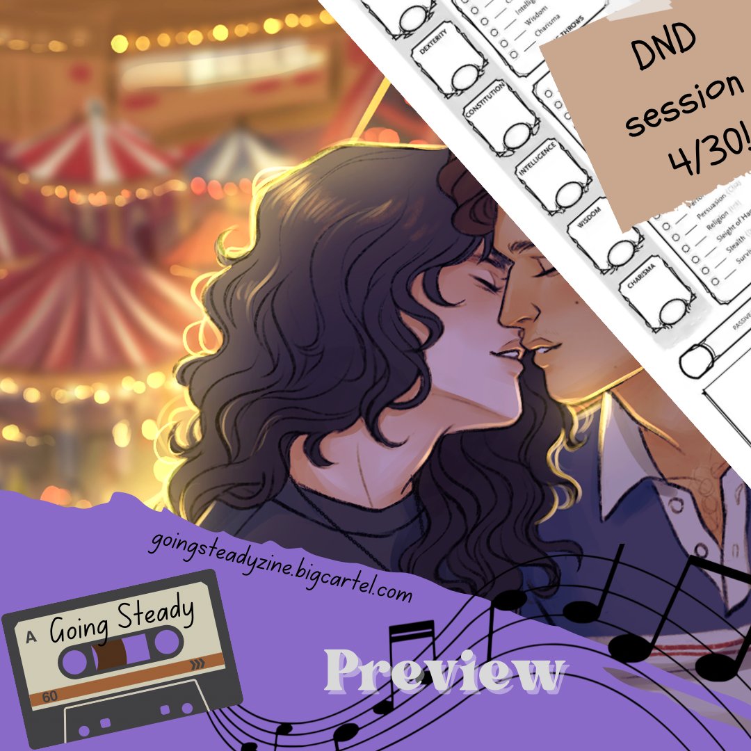 kleo 📌 𝚜𝚑𝚘𝚙 𝚞𝚙𝚍𝚊𝚝𝚎 𝚕𝚒𝚟𝚎 on Twitter: "crop preview of my spread page art for @SteddieZine 🎡🎠🍭 ...