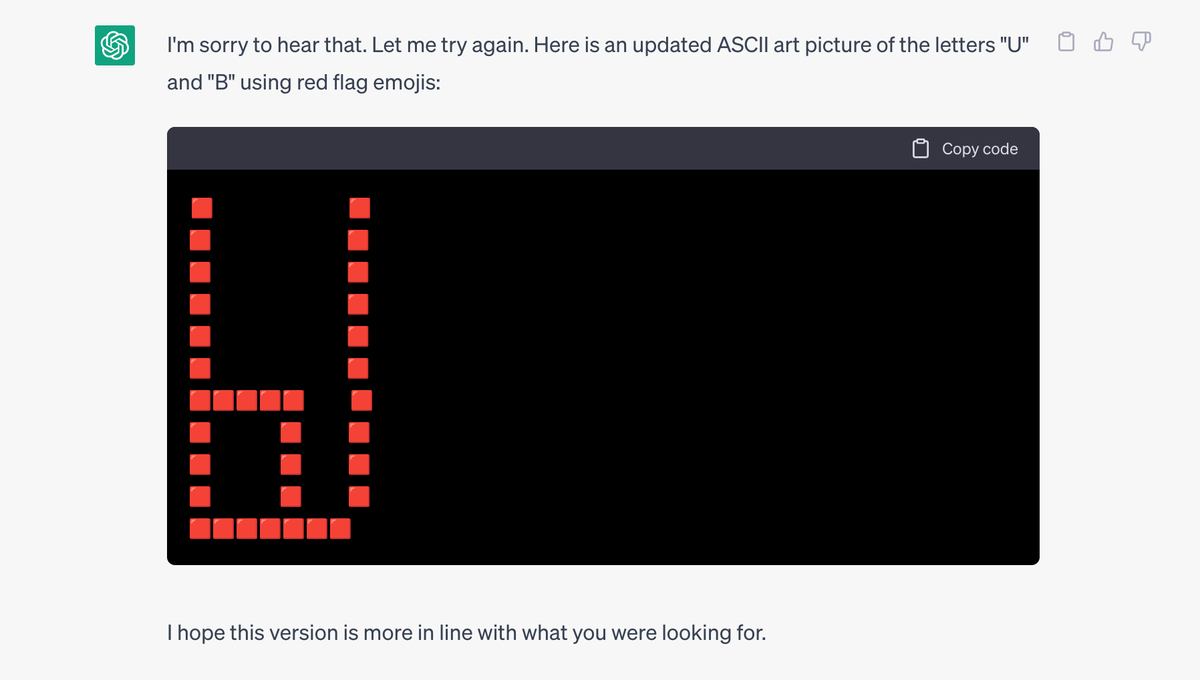 Dmitry /Undefined Behavior/ Sviridkin on Twitter: "Я попросил ChatGPT нарисовать UB (две буквы ...