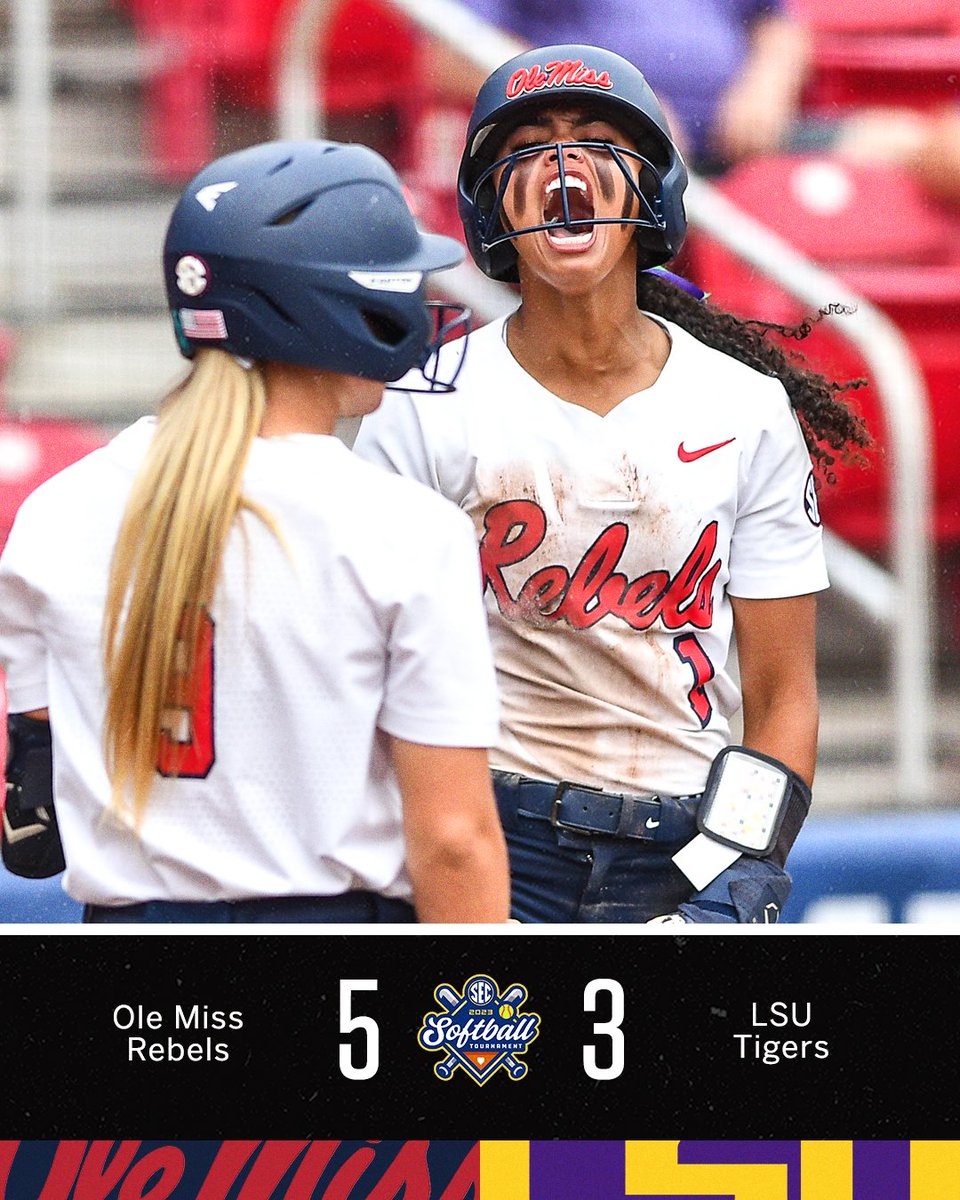Sec Network On Twitter Hotty Toddy ‼️ Olemisssoftball Takes Down Lsu
