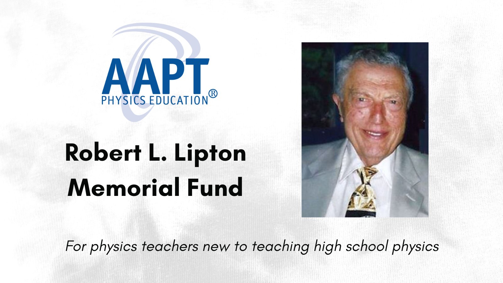 AAPT on Twitter: "If you are a physics teacher new to teaching high school physics, apply for ...