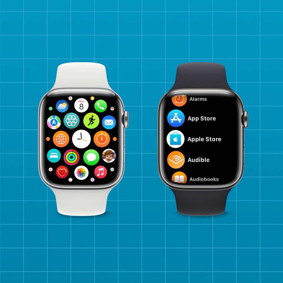Basic Apple Guy on Twitter: "Apple Watch users, are you #TeamGrid or #TeamList? 📊 Poll below…"