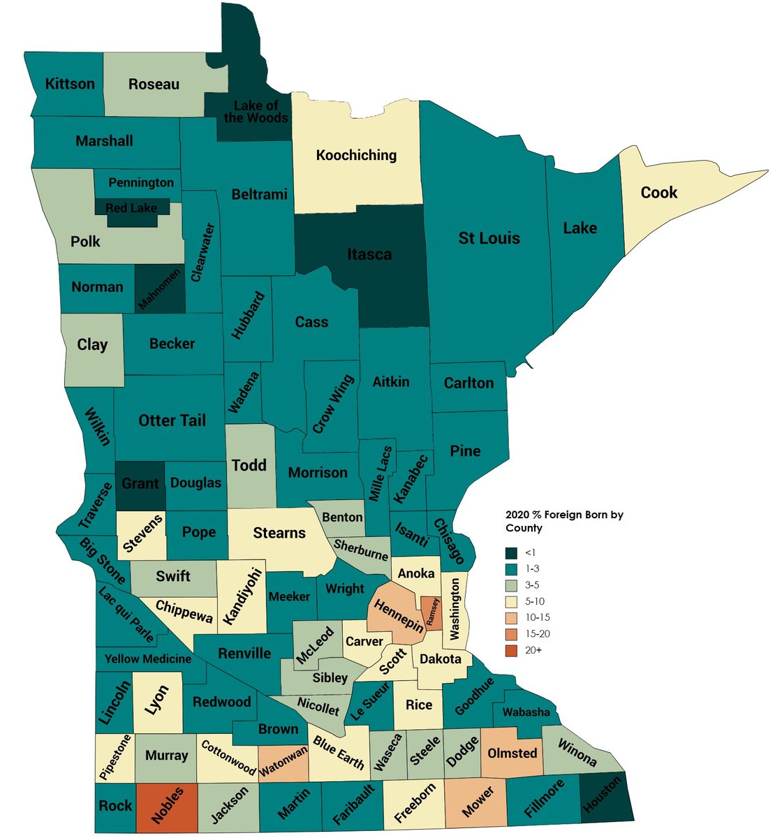 minnesota counties and towns