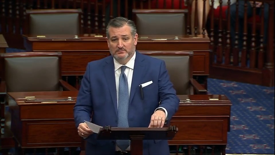 Senator Ted Cruz On Twitter Watch Senator Cruz Speaks From Senate