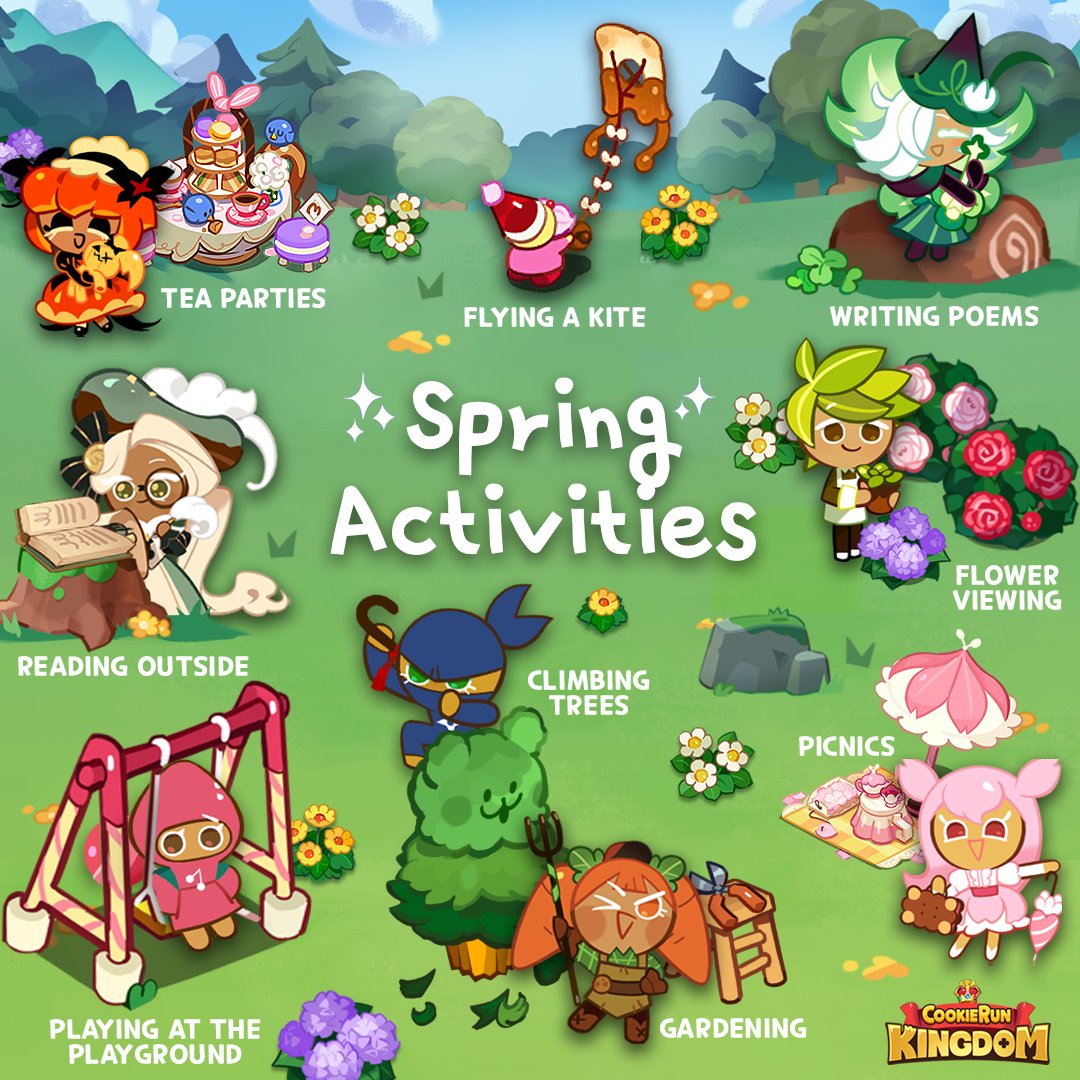 Cookie Run: Kingdom on Twitter: "Spring has sprung in the Cookie ...