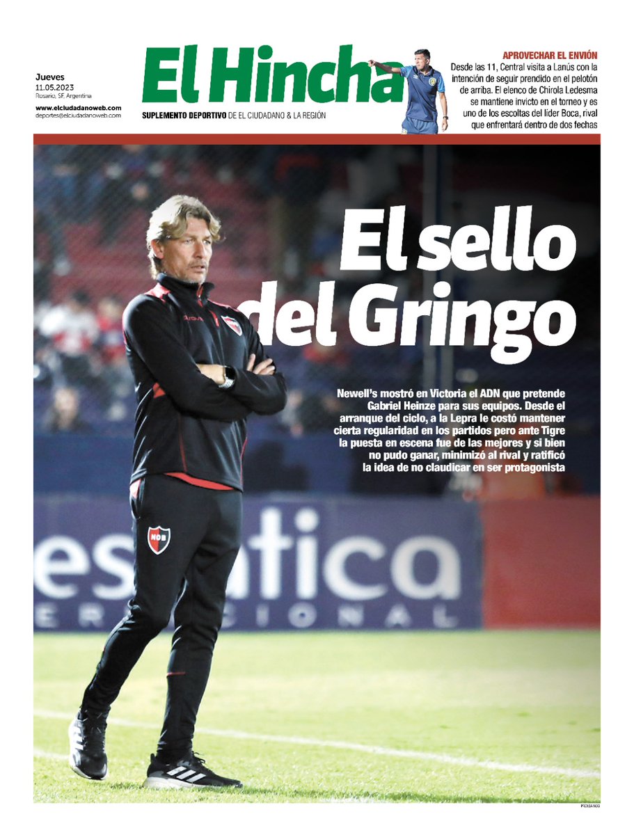 Diario El Ciudadano On Twitter ¿viste La Tapa De El Hincha