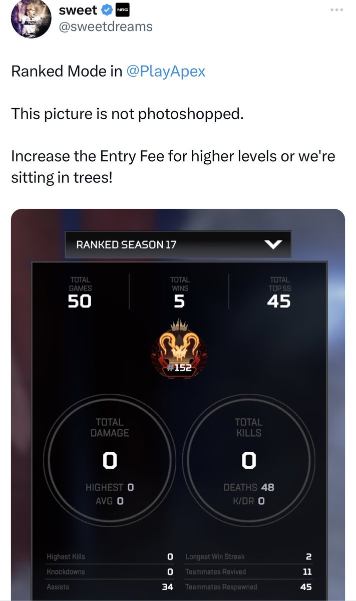 Jake Lucky on Twitter: "Apex Legends ranked is in shambles as people are camping and AFK’ing as ...