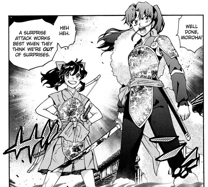 Giu on Twitter: "Mis nenas Moroha and Setsuna ♥️💙"