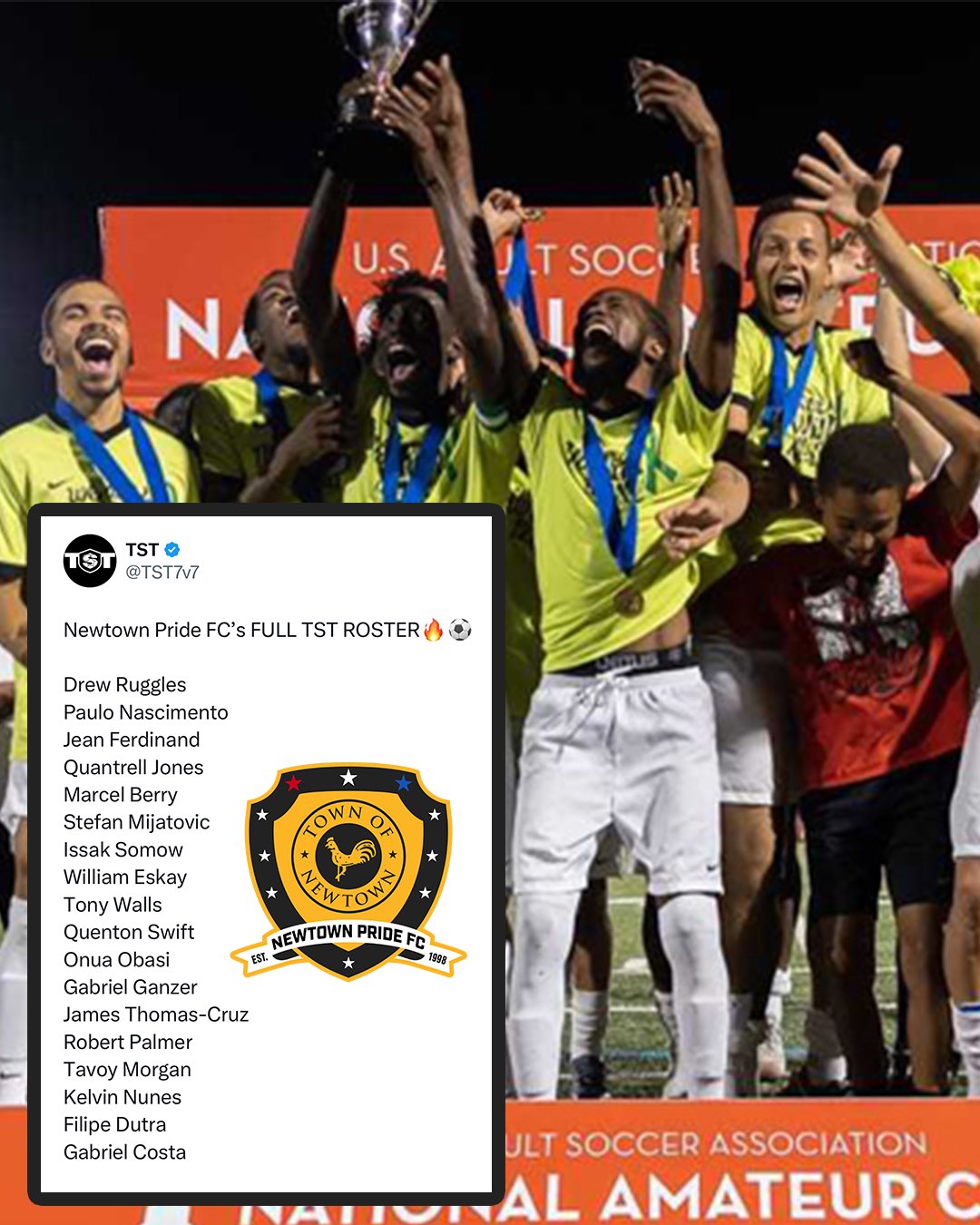 TST on Twitter: "Newtown Pride FC’s FULL TST ROSTER🔥 https://t.co/V4CTFJUiLN" / Twitter