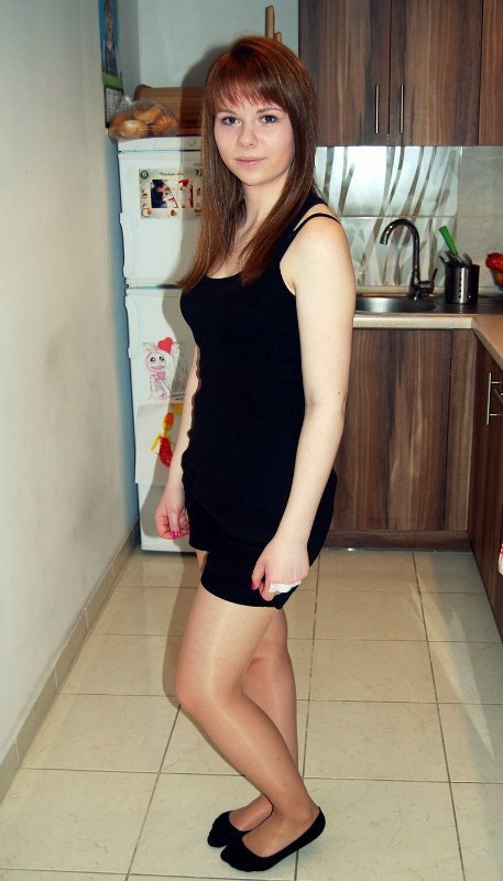 Amateur Pantyhose On Twitter Black Minidress And Shiny Pantyhose