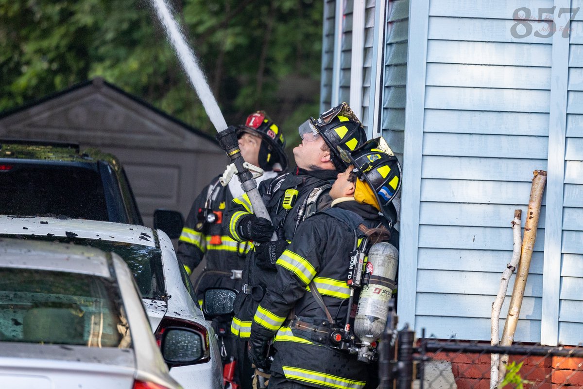 857 Fire Photography On Twitter Somerville Firefighters With Mutual