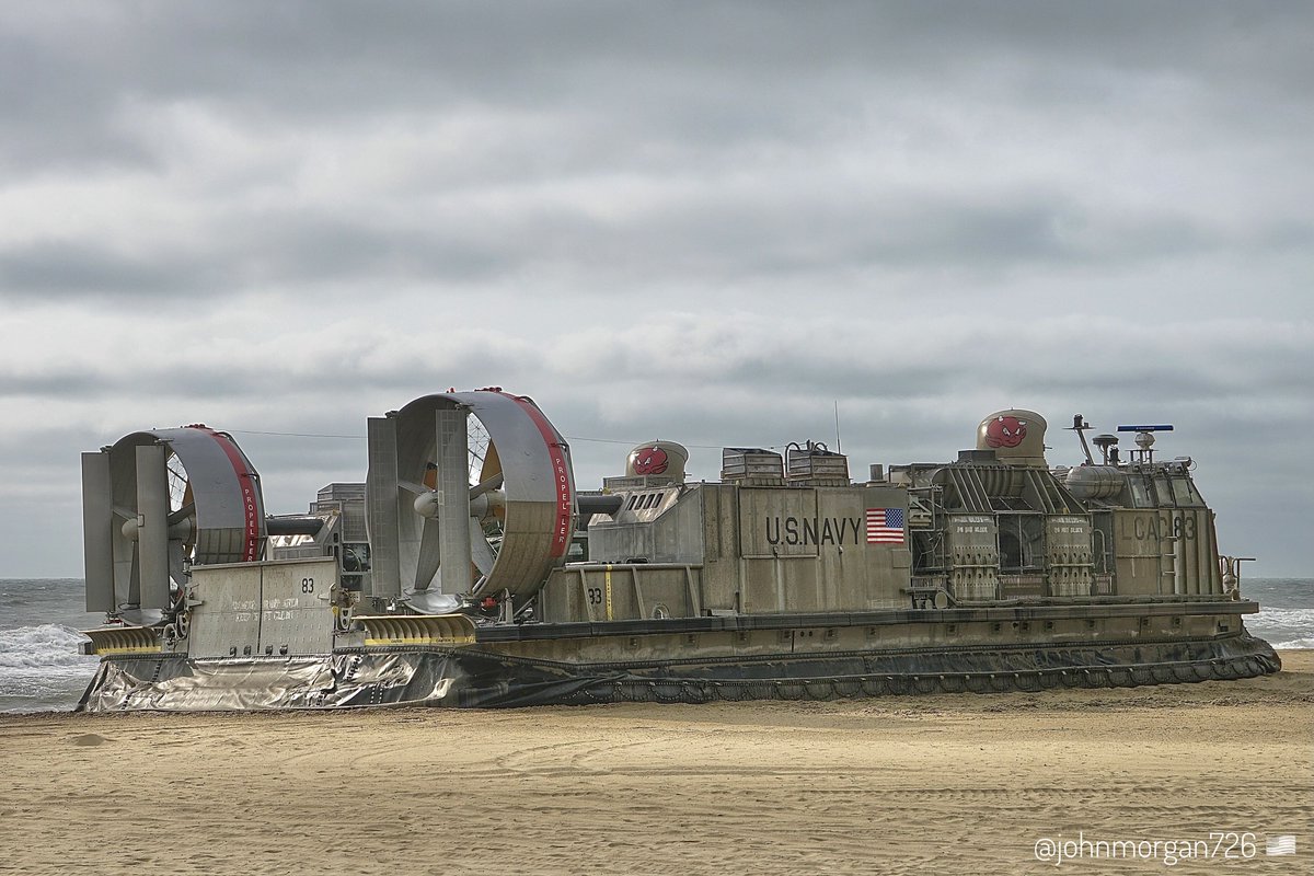 WarshipCam on Twitter: "LCAC on Virginia Beach, Virginia this morning - May 25, 2023 SRC: TW ...
