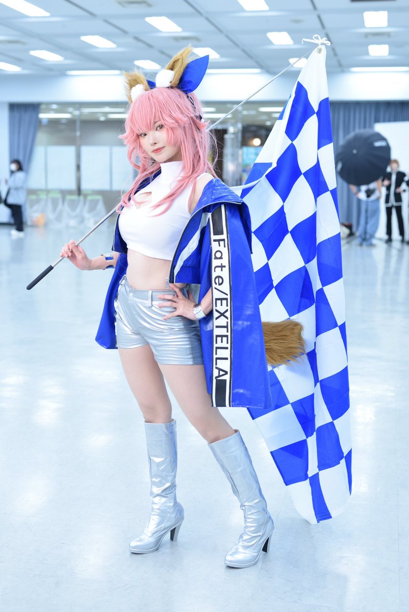 はる佳 on Twitter: "Fate/Extra 玉藻の前レーシング photo @_cos_kame_ #cosplay #コスプレ"