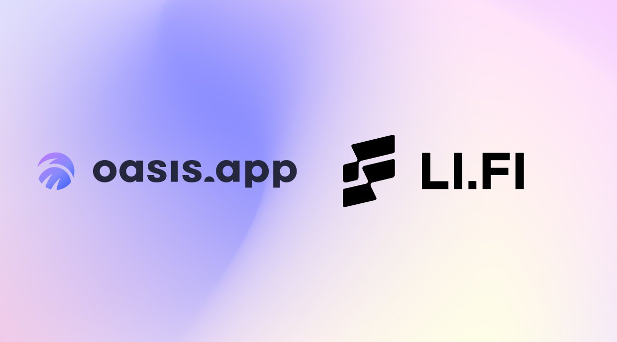 Oasis.app 🌴 on Twitter: "Introducing @lifiprotocol Swap and Bridge Widget 💥 The https://t.co ...