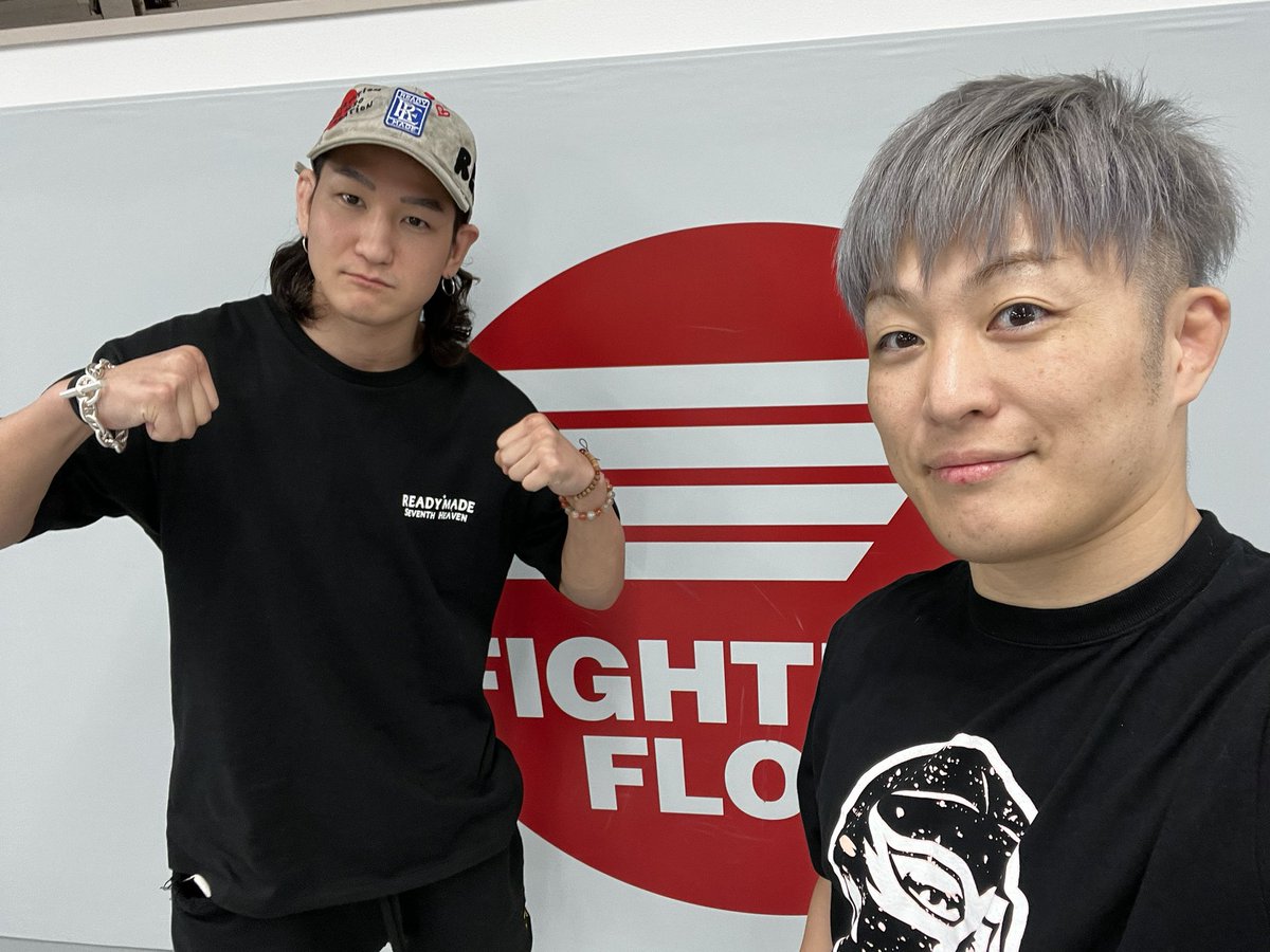 上田貴央【FIGHTER’S FLOW】 on Twitter: "佐々木憂流迦襲来！ 練習とかはしてないw"