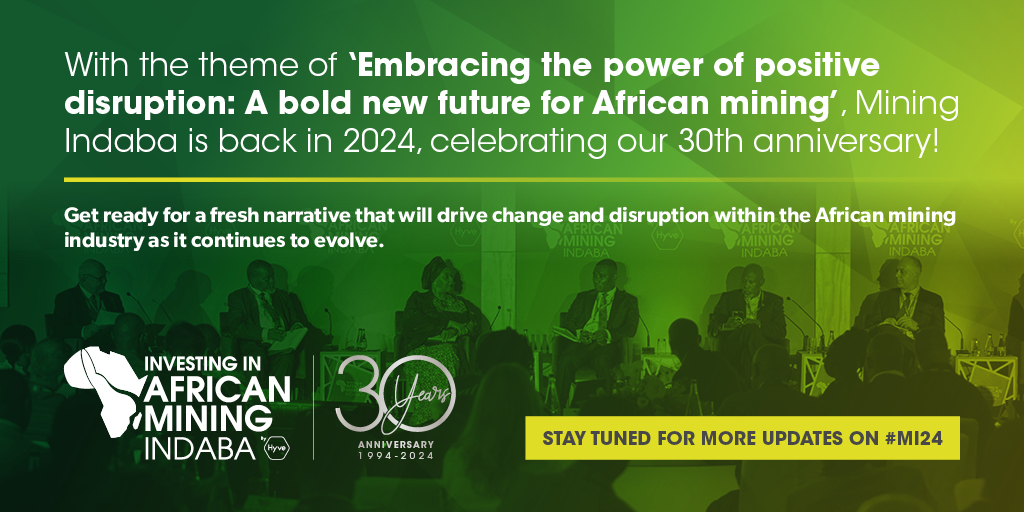 Mining Indaba on Twitter: "#MiningIndaba is back in 2024 & we are celebrating our 30th ...