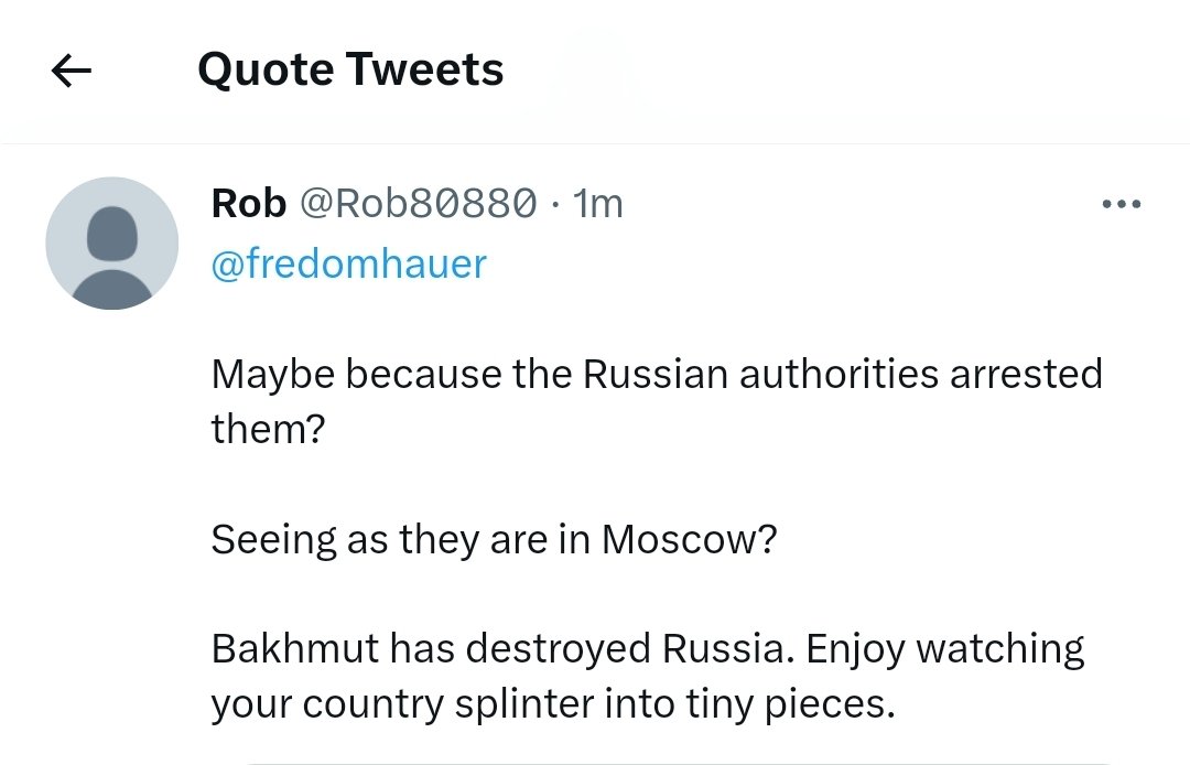 Pavel Fredomhauer on Twitter: "Within seconds of releasing the Tweet regarding Russophrenic UK ...