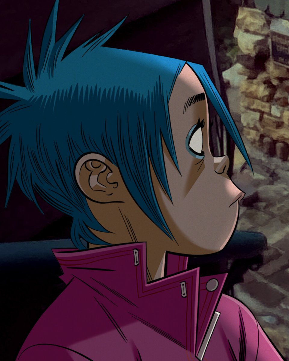 「Happy Birthday 2D 」|gorillazのイラスト