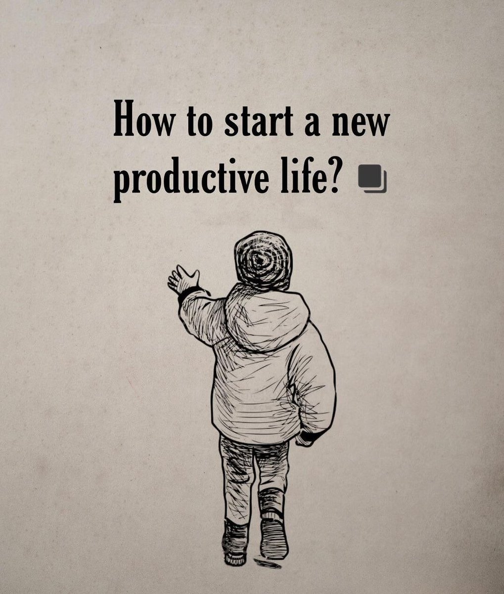 How to start a new productive life? - Thread - - Thread from Mind Money ...