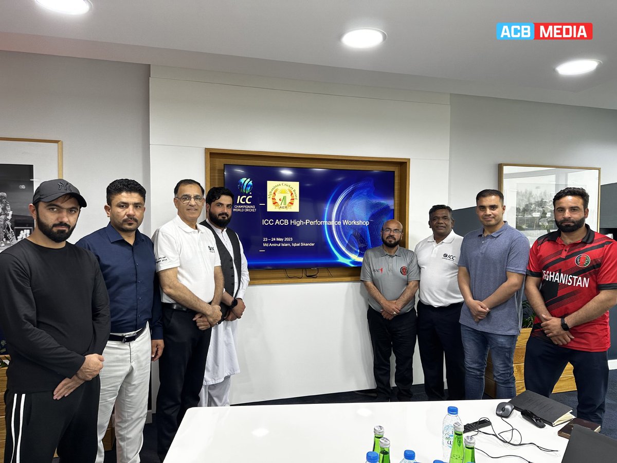 Afghanistan Cricket Board on Twitter: "A delegation of ACB officials participated in @ICC's High ...