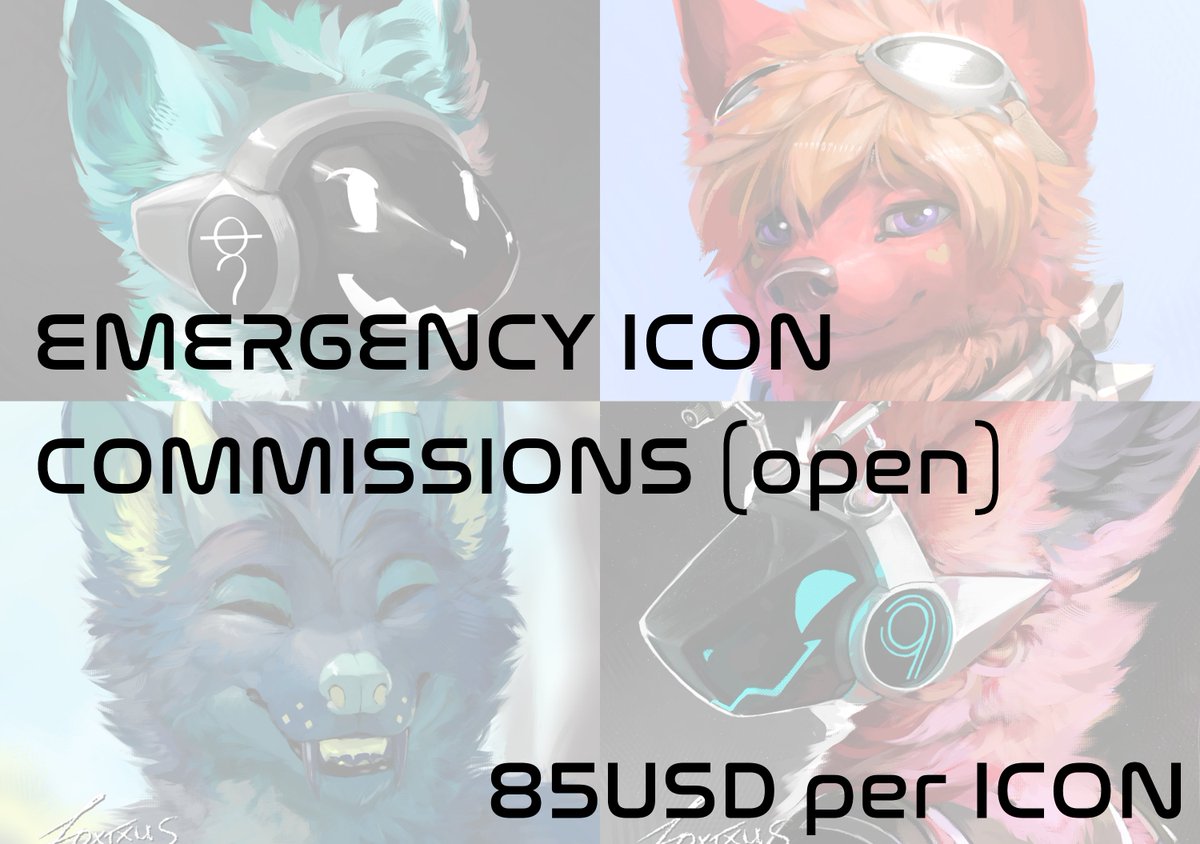 FOXIXUS 🌱 •Emergency coms open• on Twitter: "EMERGENCY ICON COMMISSIONS OPEN (12 slots) Details ...