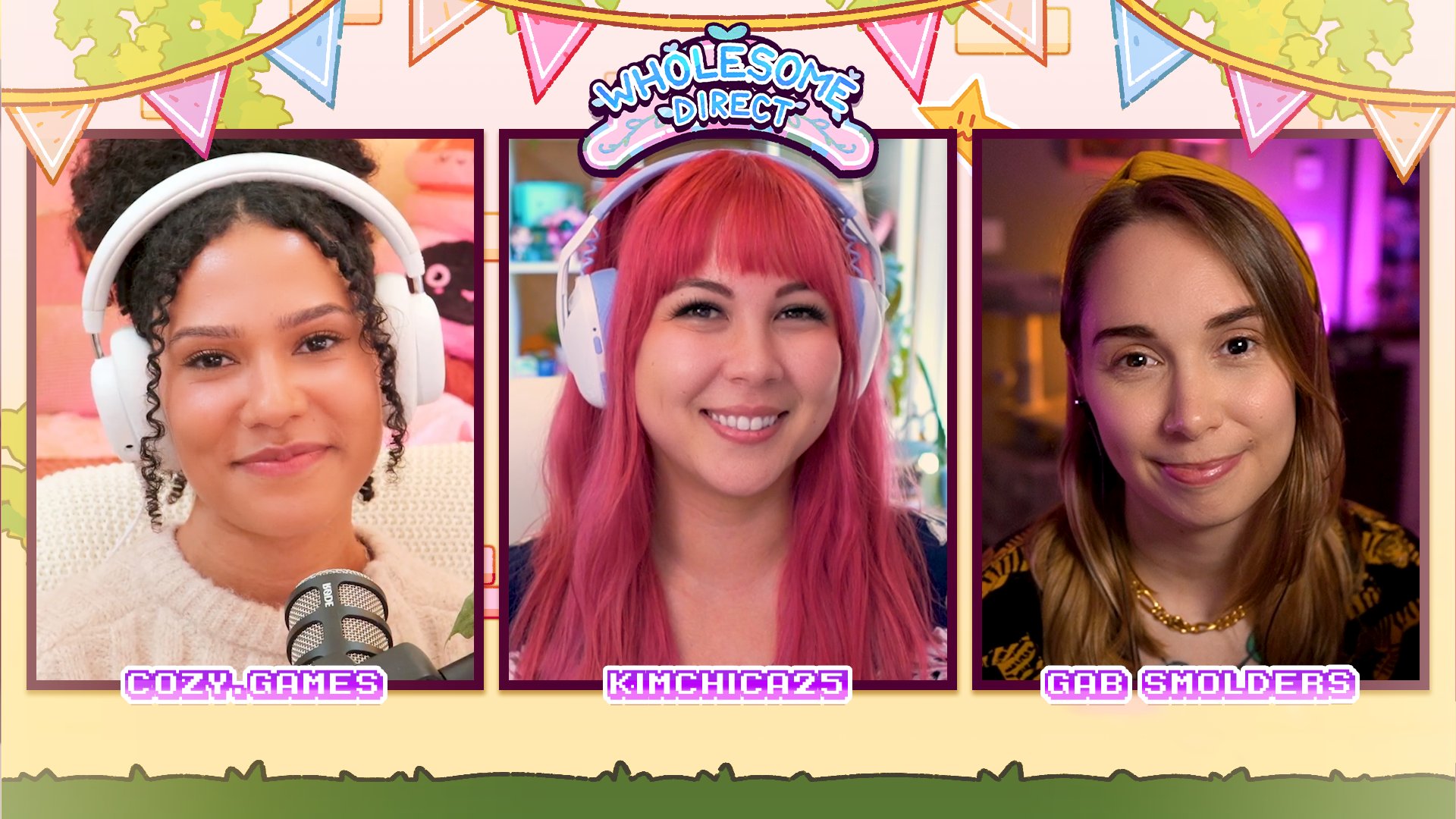 Wholesome Games | Live June 10 12pm ET on Twitter: "Introducing your hosts for Wholesome Direct ...