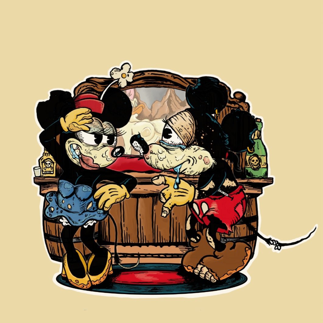 Minnie Mouse Smoking Weed