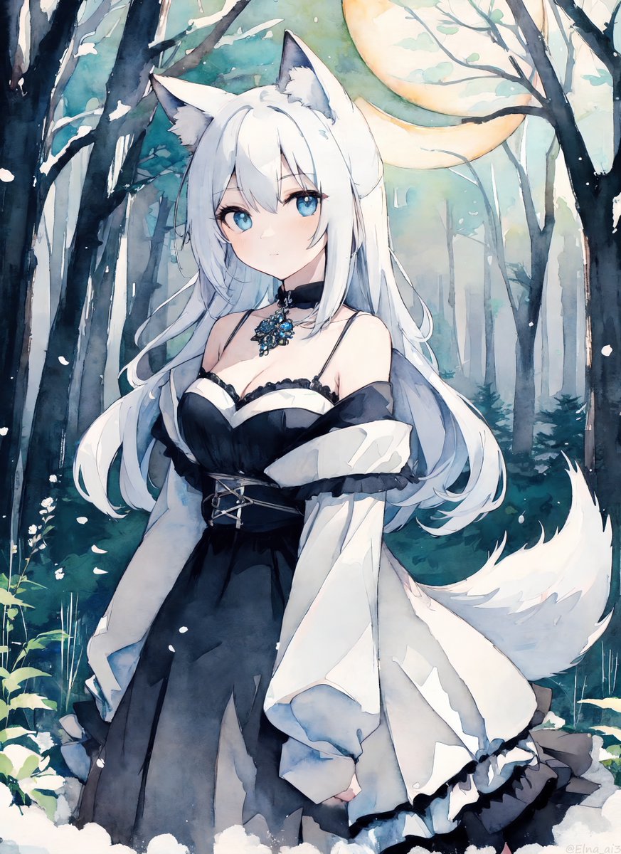 elna/エルナ on Twitter: "White Wolf"