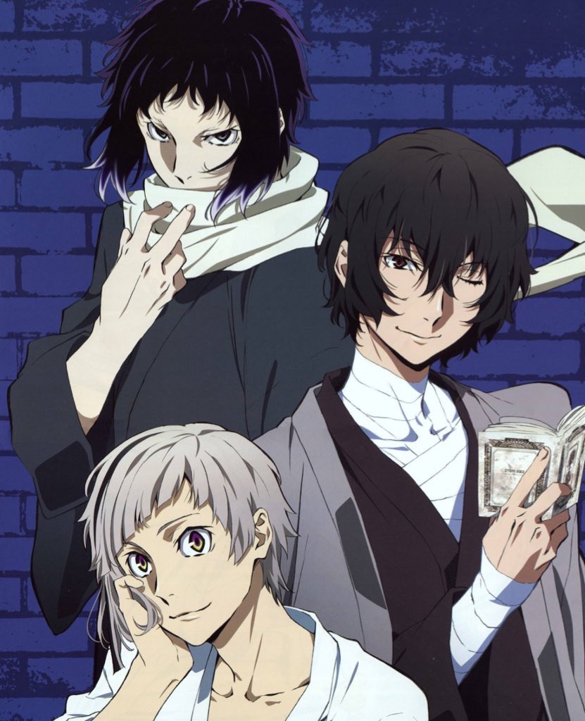 andi on Twitter: "Dazai is not just an avid shipper of sskk but their third wheel as well"