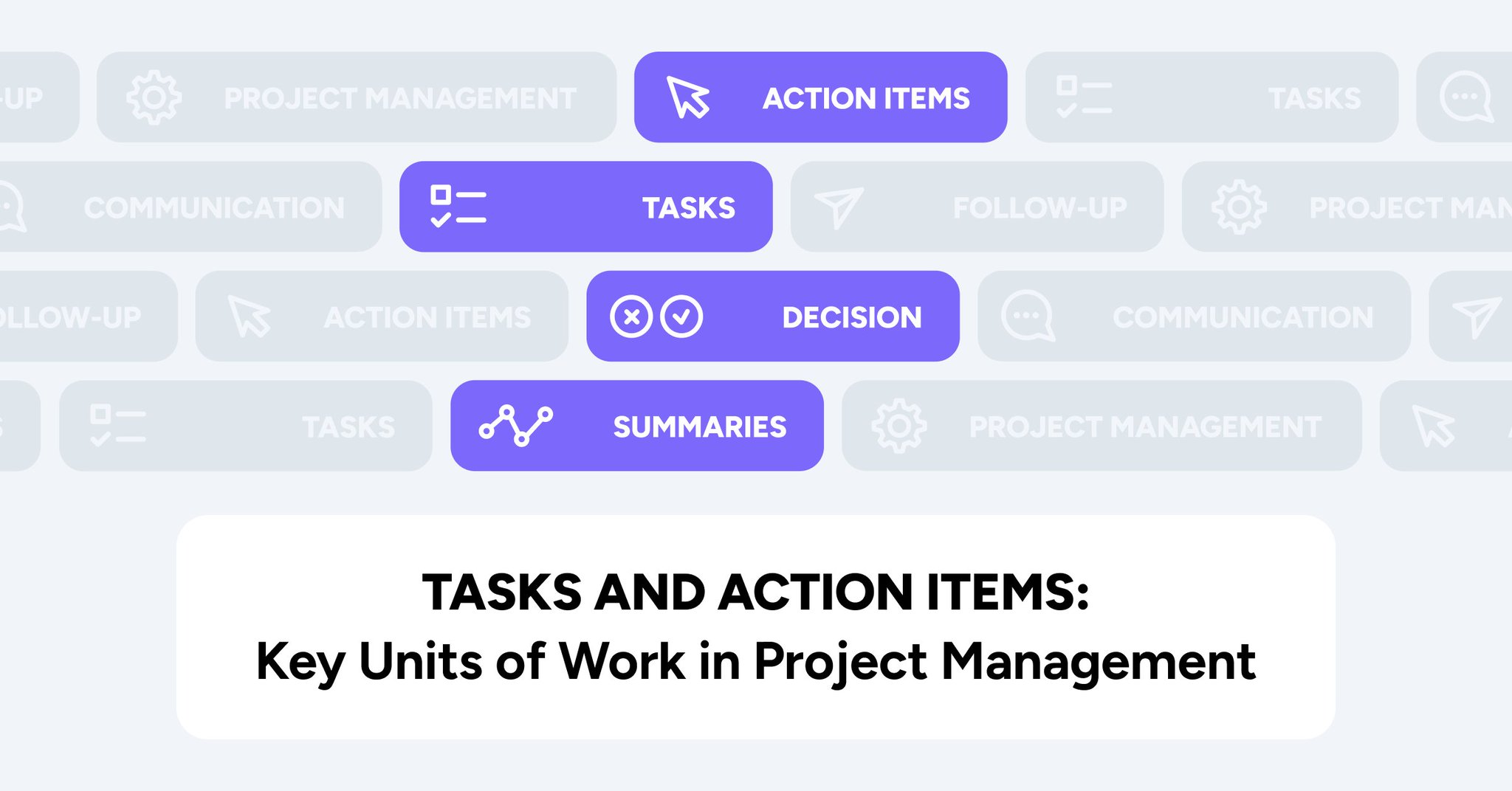Noty.ai on Twitter: "Do you feel the distinction between tasks and action items in project ...