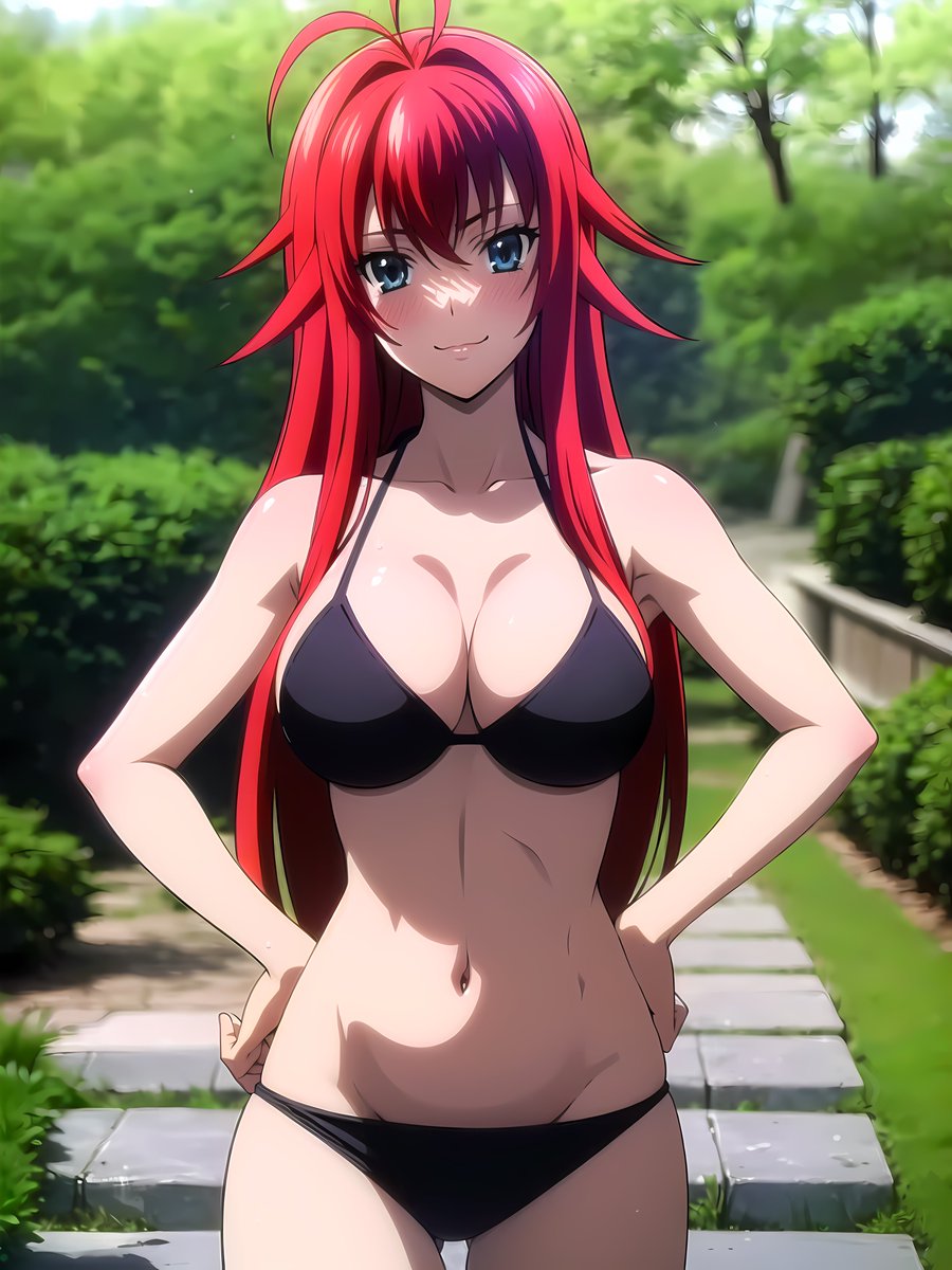 Waifu Universe on Twitter: "Rias from High School DxD Source: https://pixiv.net/en/artworks ...