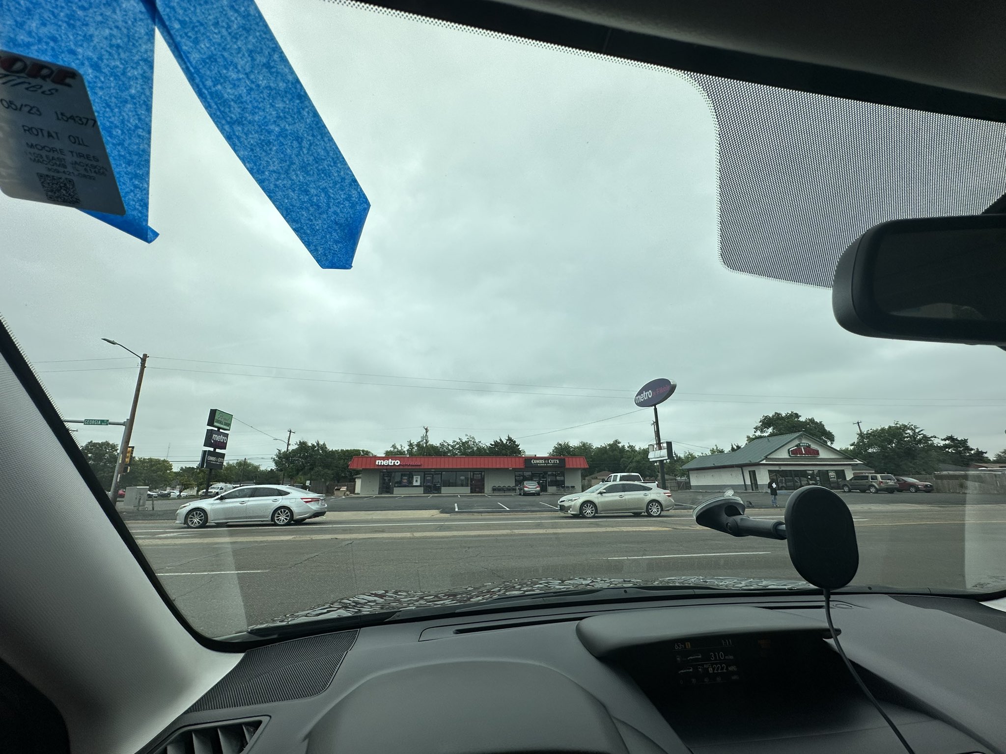 Windshield View Wallpaper