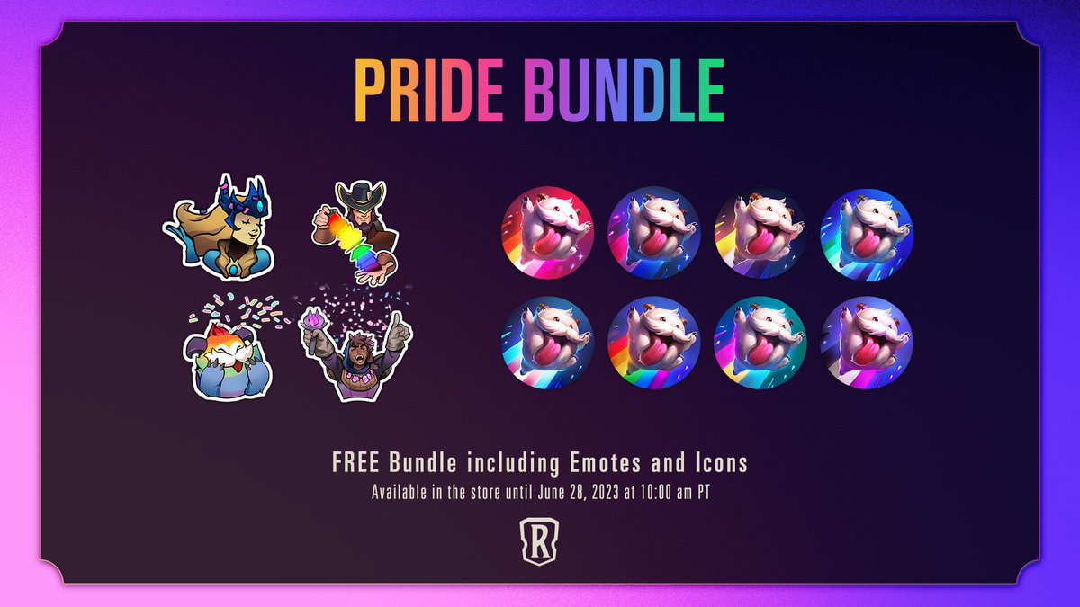 Jumaralo Hex on Twitter: "Legends of Runeterra Patch 4.5.0 - New Bundles - Pride Bundle It’s ...
