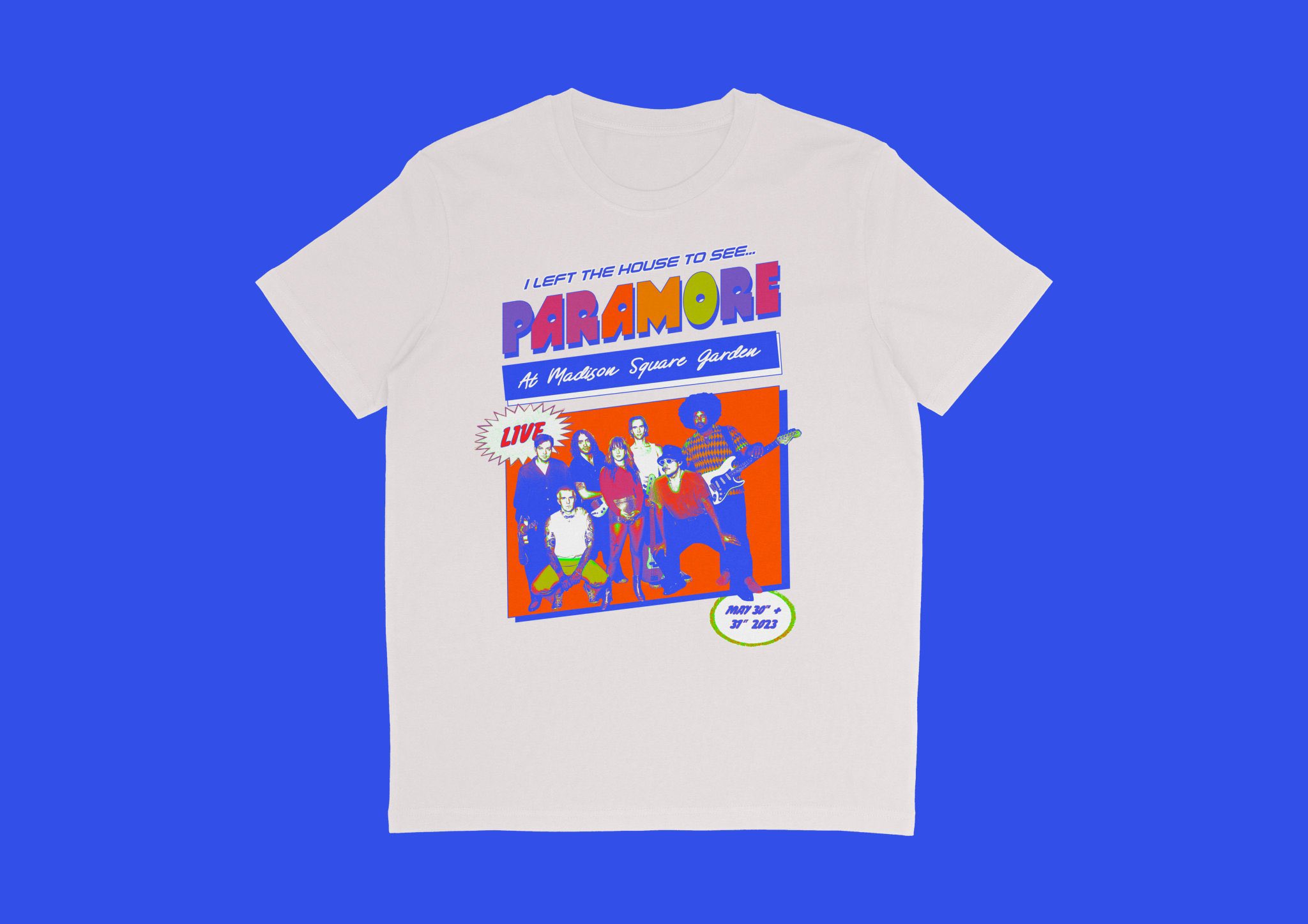 🏁 on Twitter: "paramore - madison square garden exclusive merch ...