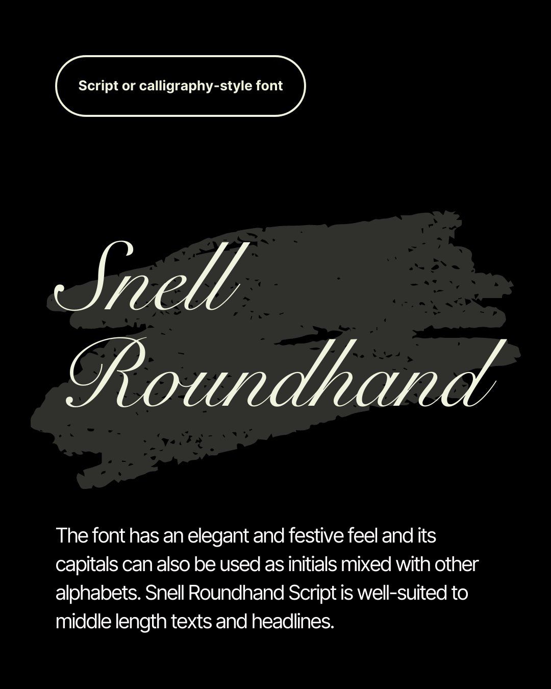 Roundhand Script