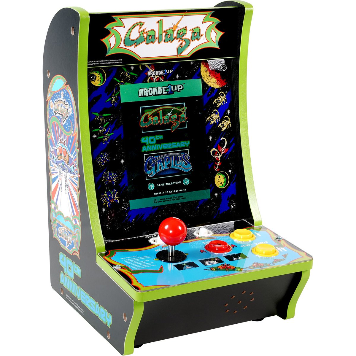 Wario64 on Twitter: "Arcade1UP Galaga + Gaplus Counter-Cade 40th Anniversary Edition is $59 at ...