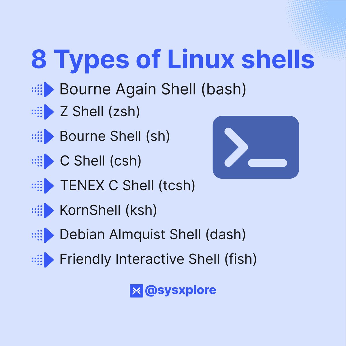 TRÄW🤟 on Twitter: "RT @sysxplore: Types of Linux shells: Which one do you use the most?"