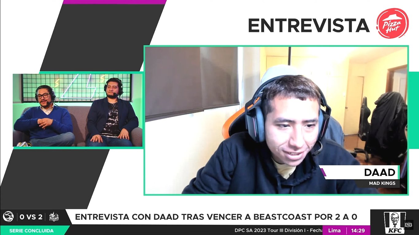 Pancho Justo 🖊 on Twitter: "ENTREVISTA CON DAAD DESPUÉS DE VENCER A BEASTCOAST Como se sienten ...