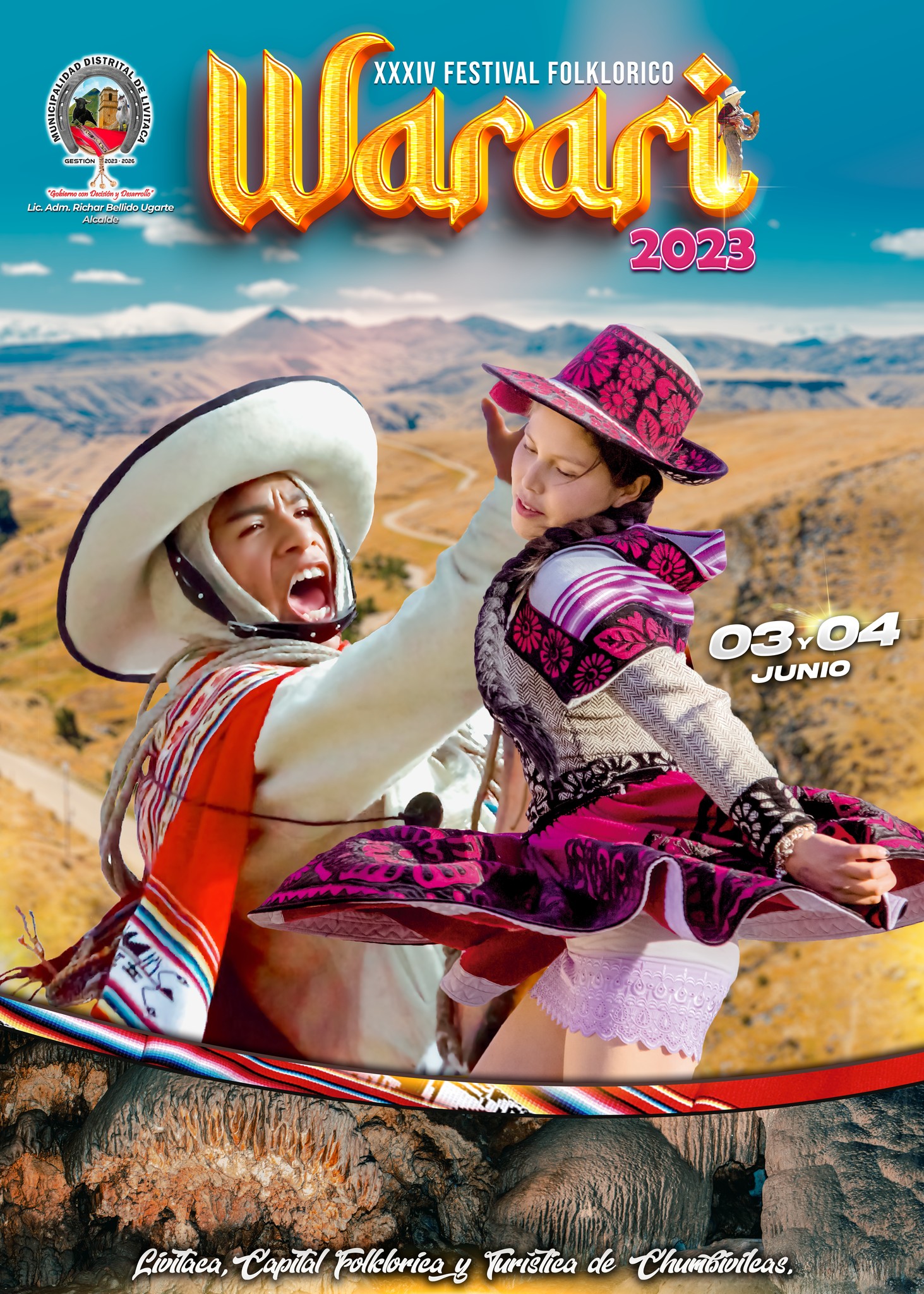 Municipalidad Distrital de LIVITACA on Twitter: "𝗕𝗔𝗦𝗘𝗦 𝗫𝗫𝗫𝗜𝗩 𝗙𝗘𝗦𝗧𝗜𝗩𝗔𝗟 𝗙𝗢𝗟𝗞𝗟𝗢́𝗥𝗜𝗖𝗢 𝗪𝗔𝗥𝗔𝗥𝗜 ...