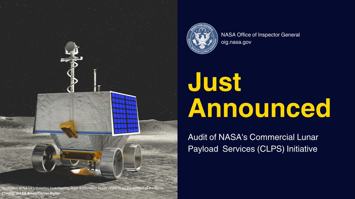 NASA OIG on Twitter: "NASA is working with American companies to deliver robotic landers and ...