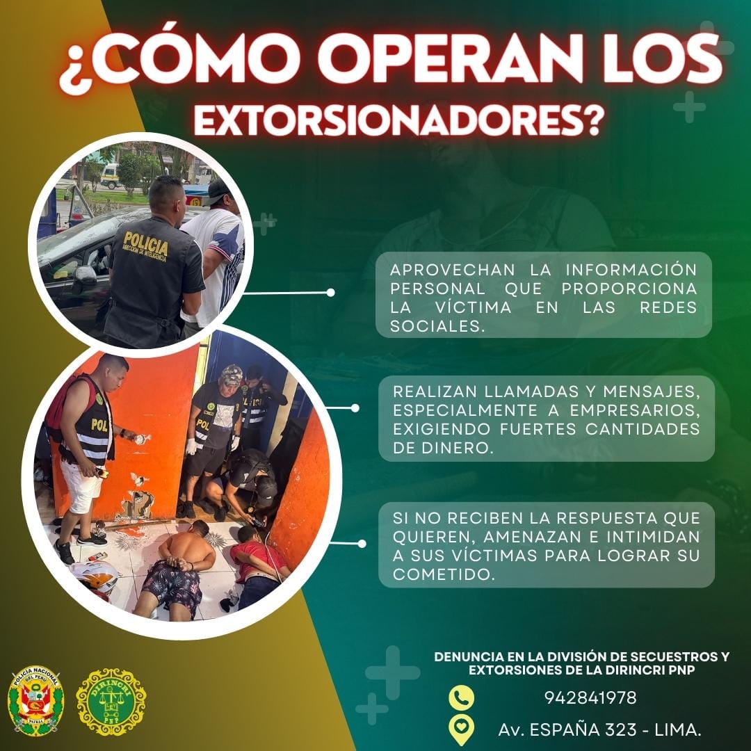 Policía Nacional Del Perú On Twitter Polidatos🚨 Mira Como Operan