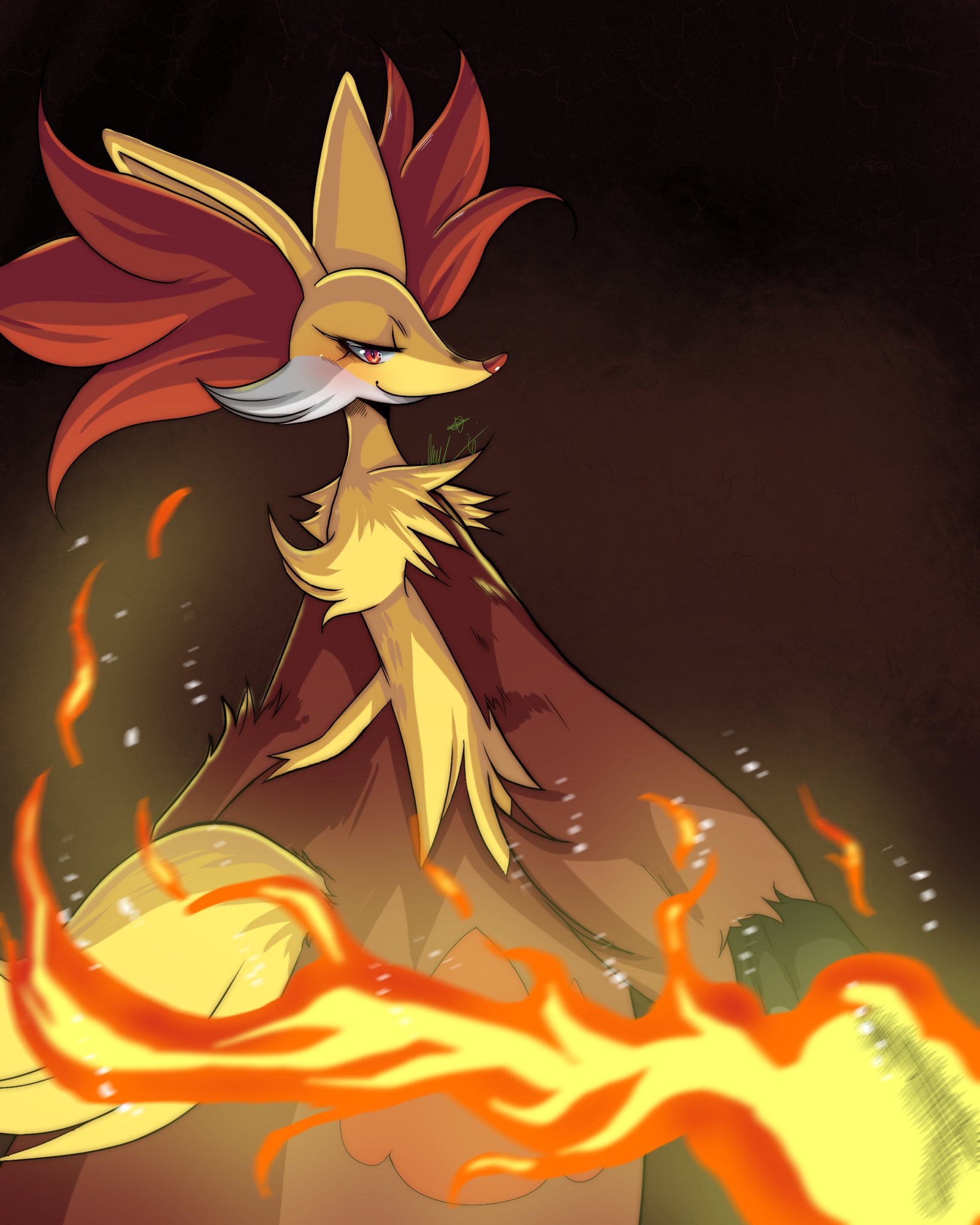 Delphox Pokemon Wallpaper