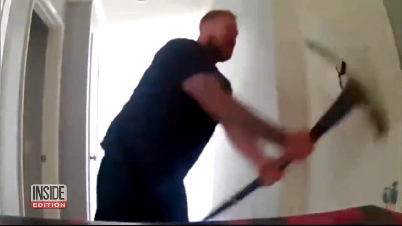 Inside Edition On Twitter The Moment A California Pickaxe Wielding
