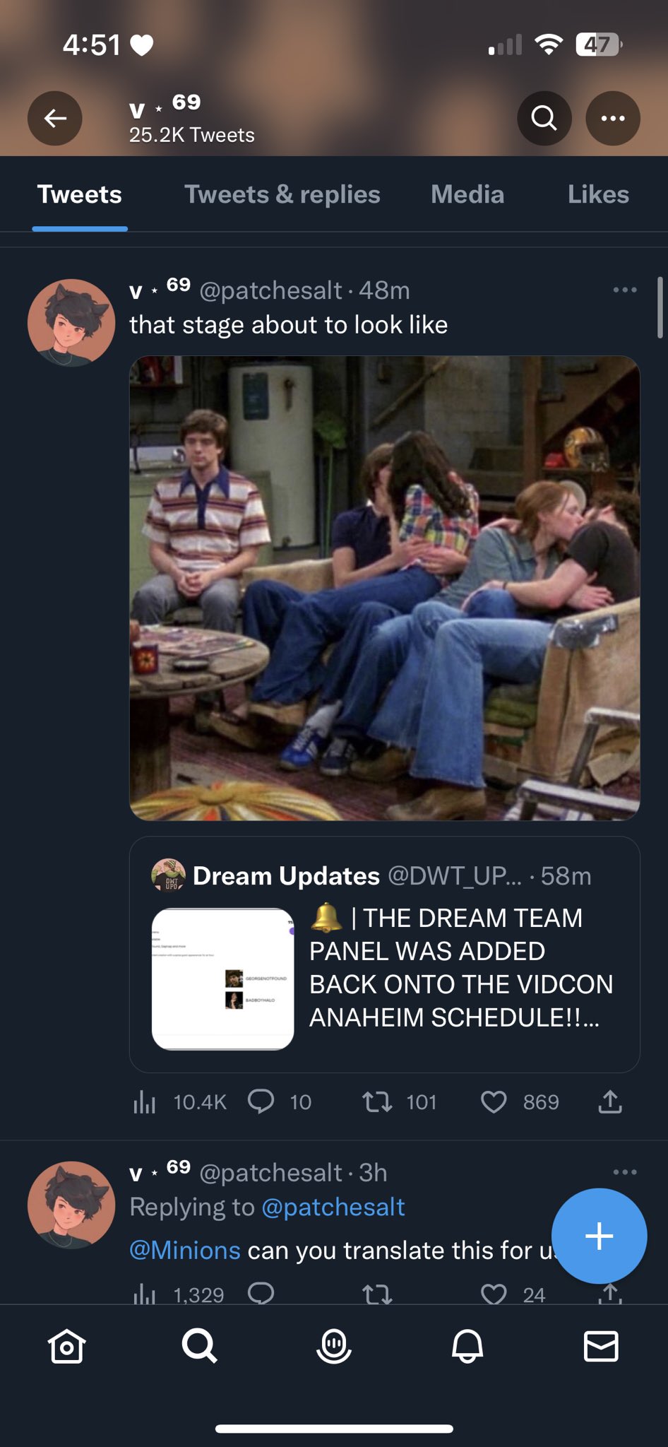 kara on Twitter: "@saturnsmilez third wheel joke and leaving sapnap out of something dream said ...