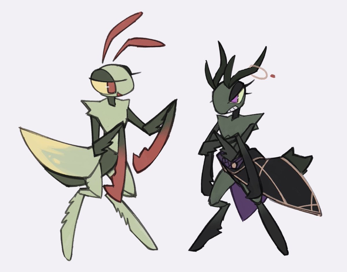 「they turned him into a mantis. funniest 」|⚡ RΞ:N @ chibi comms!! 💸のイラスト